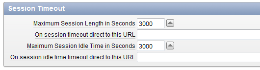 Session timeout - Oracle Application Express